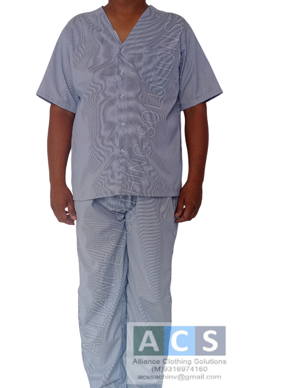 RAYTON UNISEX PATIENT DRESS – ALLIANCE CLOTHING SOLUTIONS